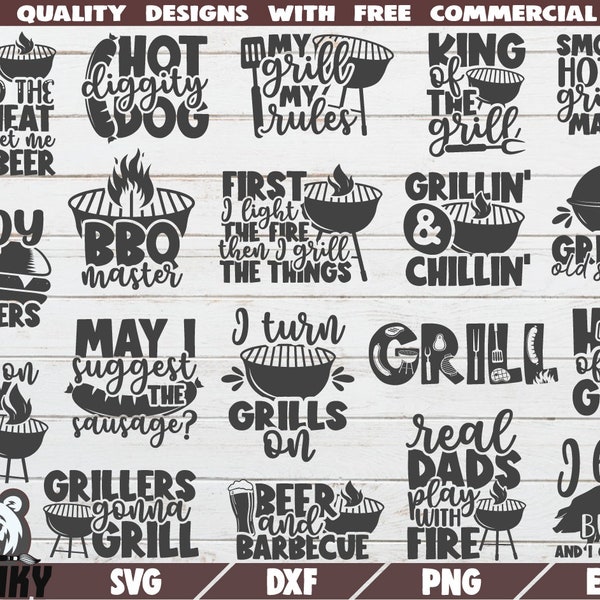 Bbq Barbecue Dxf Files - Etsy