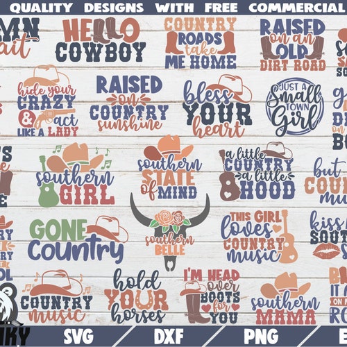 Southern Bundle SVG 26 Designs Cut Files Southern Girl | Etsy