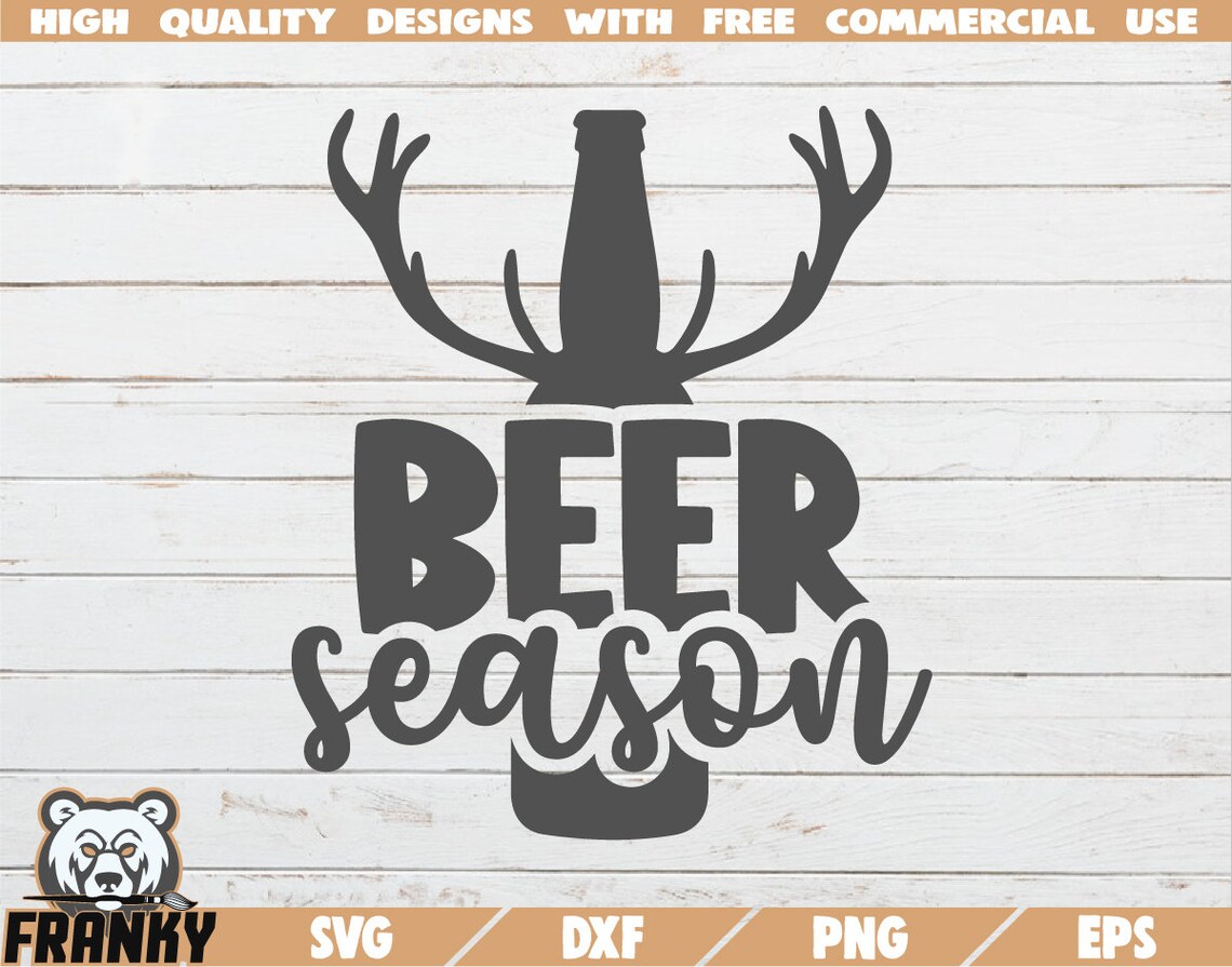 Beer Season SVG Cut File DXF File Funny Beer Shirt SVG - Etsy
