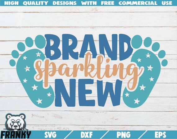 Brand Sparkling New SVG Instant Download Printable Cut | Etsy