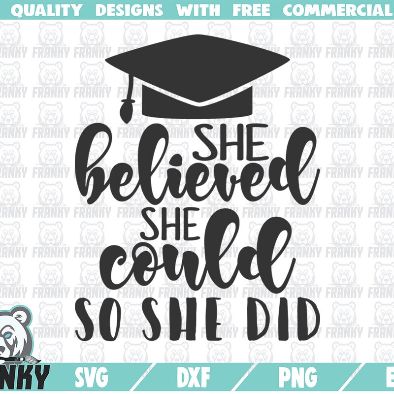 She Believed She Could so She Did - Etsy