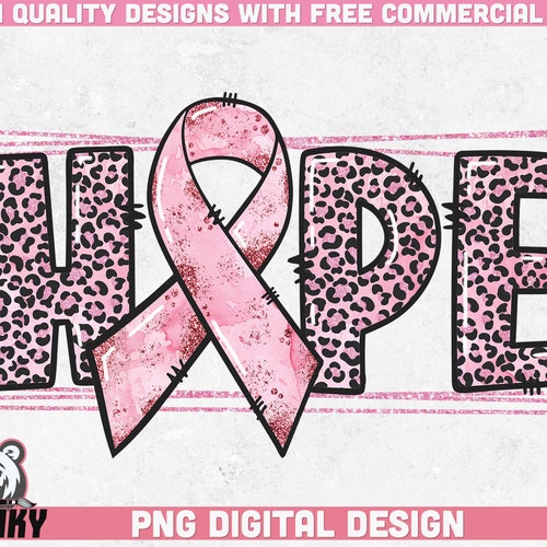 Breast Cancer Awareness PNG Pink Sunflower Sublimation Design - Etsy