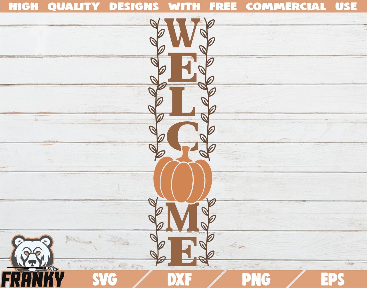 Welcome Sign SVG Instant Download Printable Cut File - Etsy