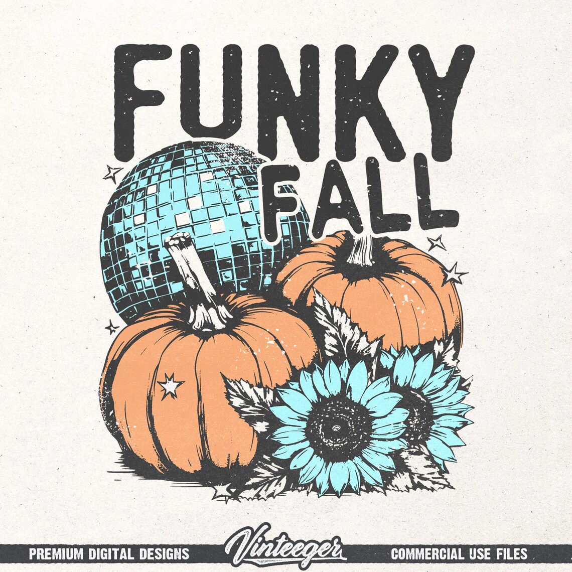 Funky Fall Png | Retro Fall Shirt Design | Fall Sublimation Png ...