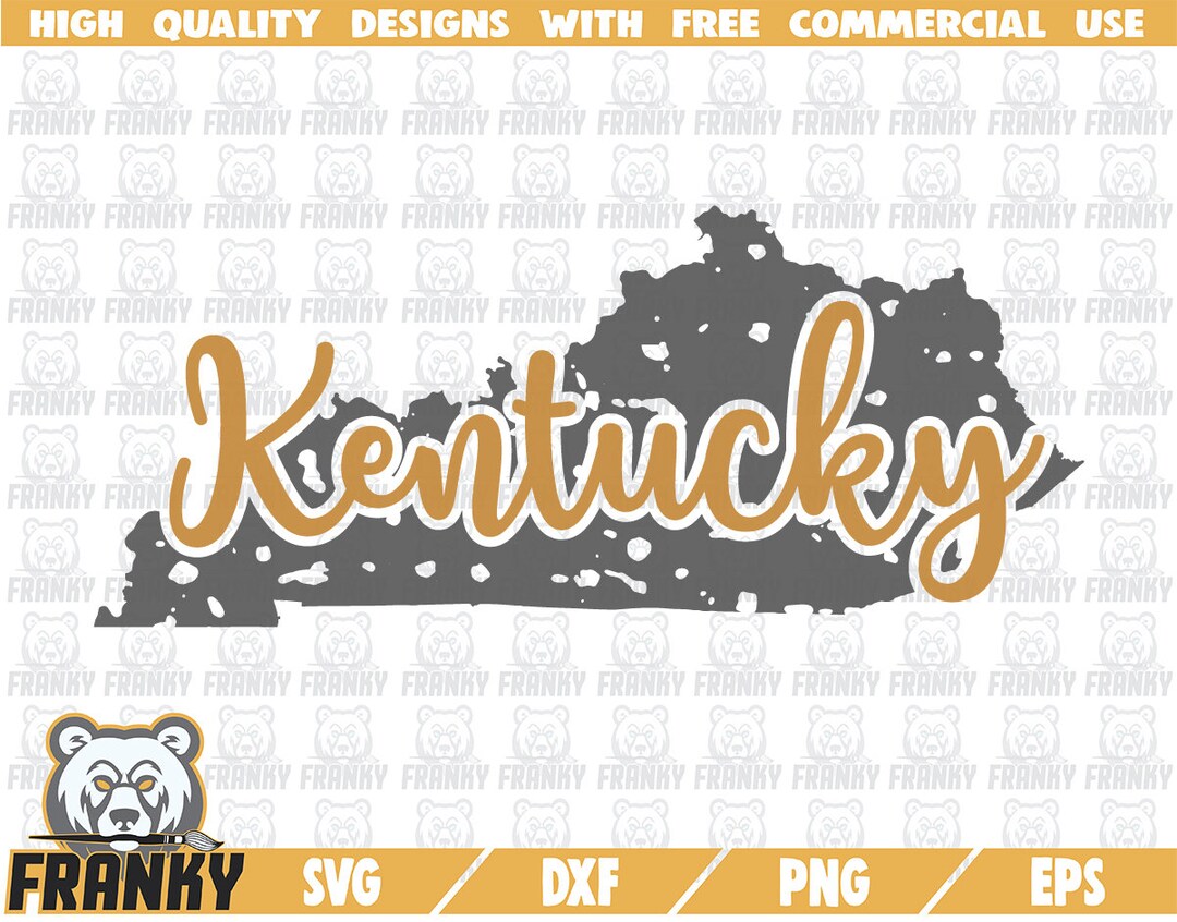 Kentucky SVG - Cut File - DXF File - Kentucky Shirt Svg - Grunge ...