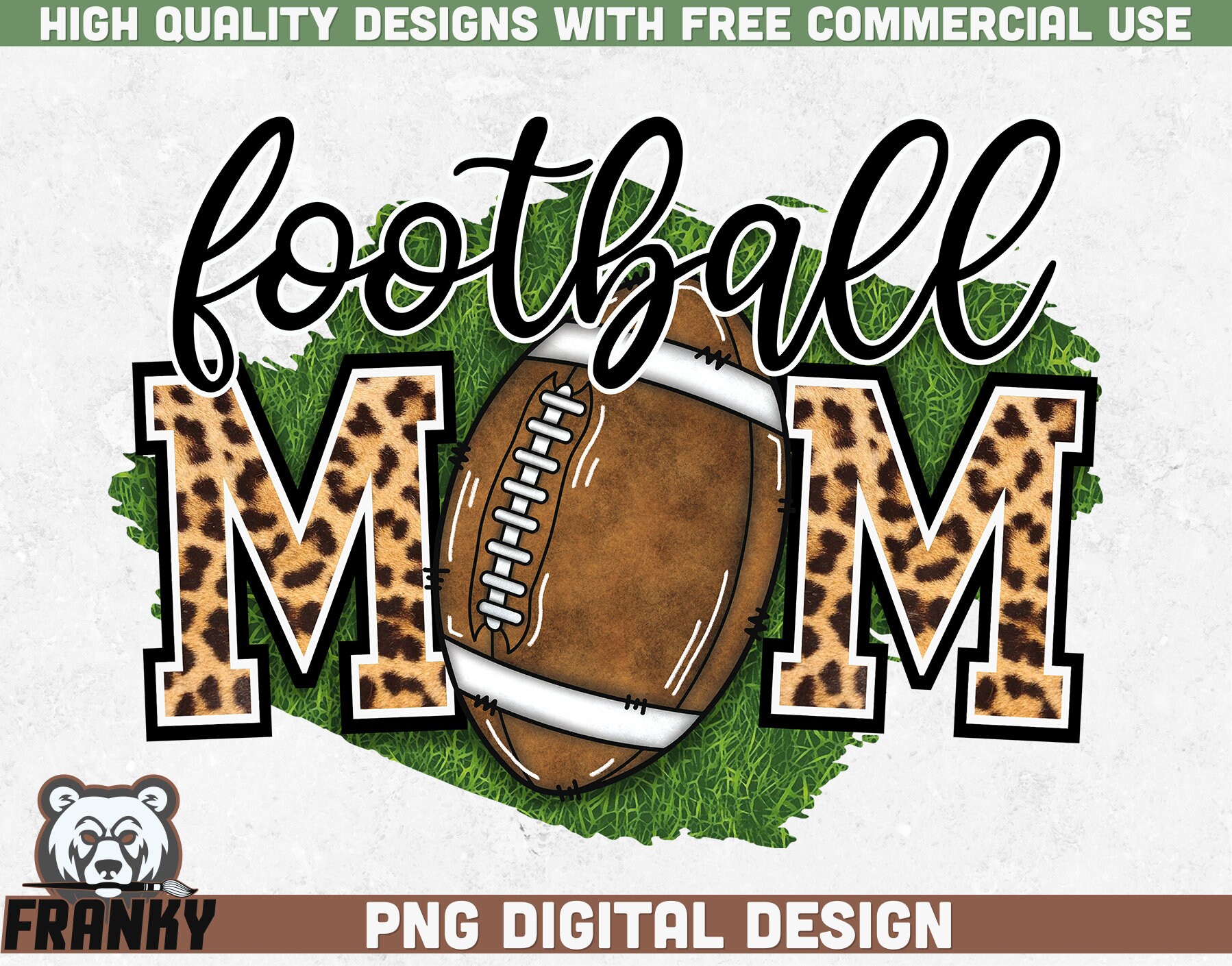 Football Mom PNG Sublimation Design Instant Download - Etsy