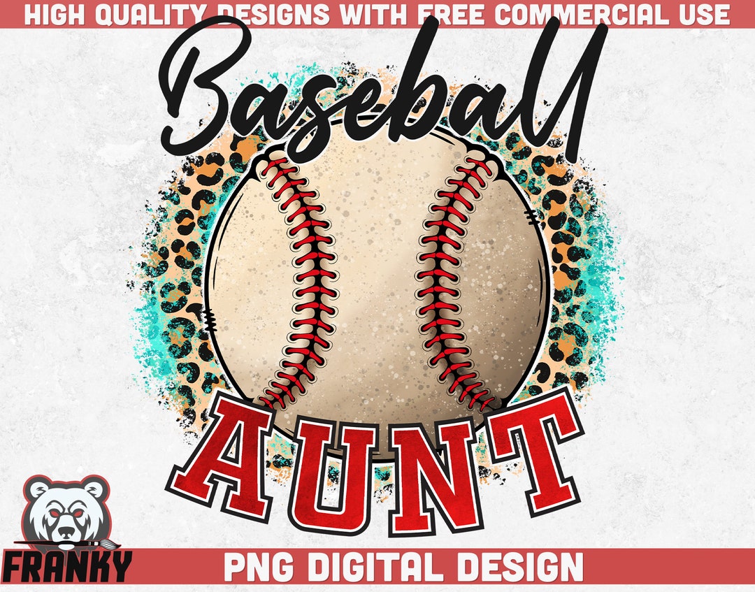 Baseball Aunt PNG | Sublimation Design | Instant Download | Baseball ...