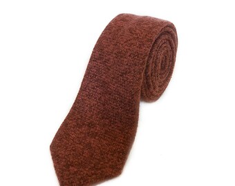 Rust Color Tie - Etsy