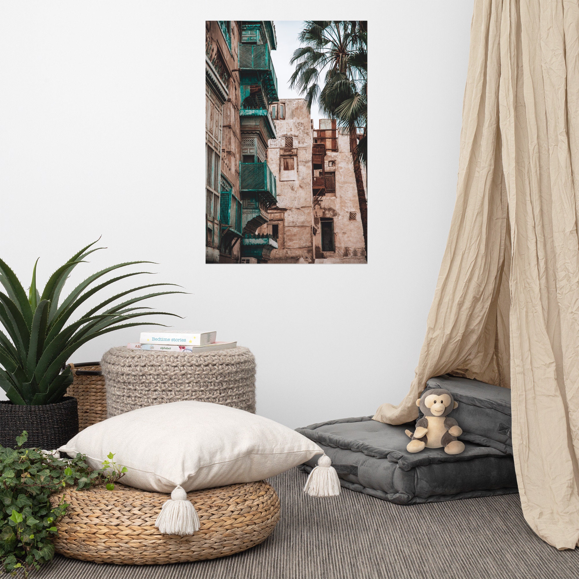 Old Jeddah Al Balad Jeddah Art Jeddah Poster Jeddah - Etsy