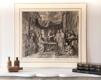 Antique Old Master Engraving - Etsy