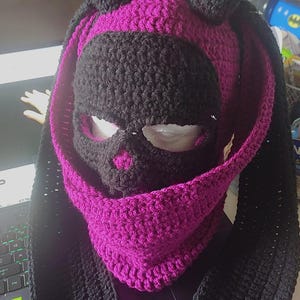 Skull Face Balaclava With 4 Long Ears and Horns. Without Jewelry. - Etsy