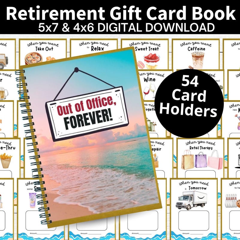 Retirement Book - Etsy