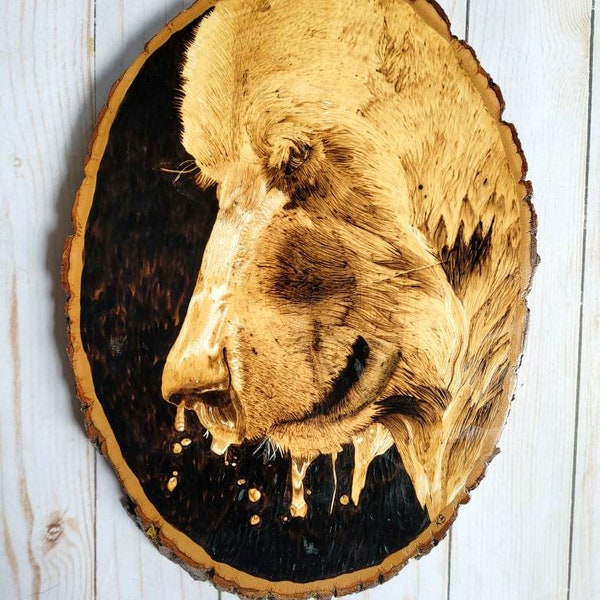 Wood Burning Wildlife Art - Etsy