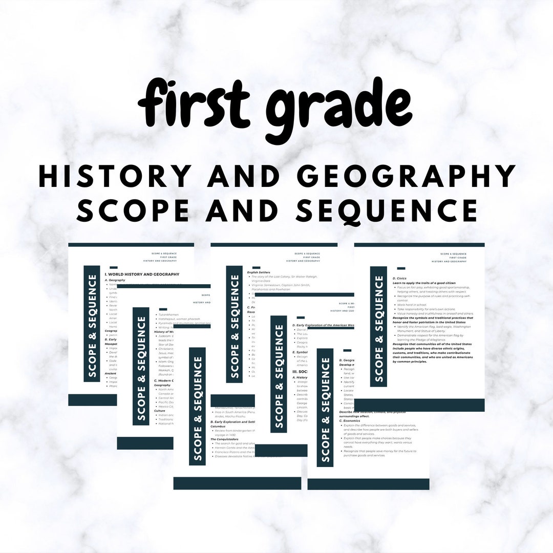 Homeschool First Grade History and Geography Social Studies Curriculum ...