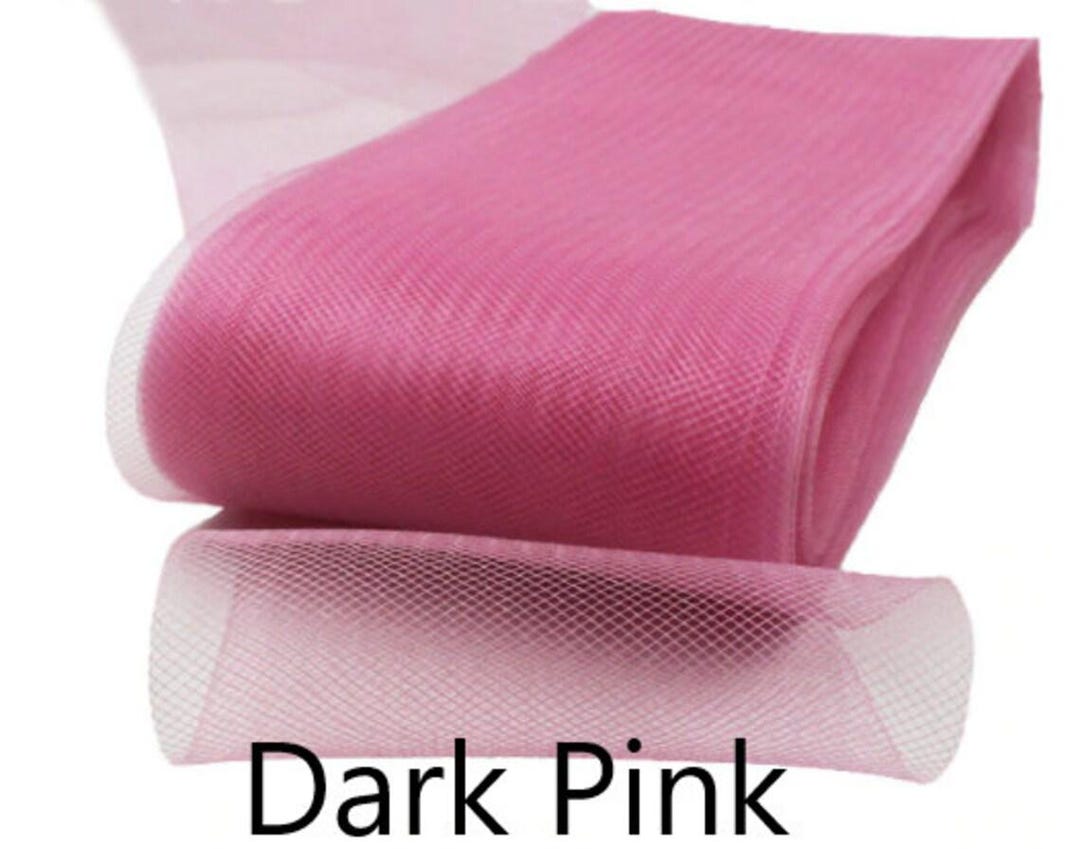 5 or 10 Yards of 2 Inch Dark Pink Soft Crinoline, Horsehair Trim for ...