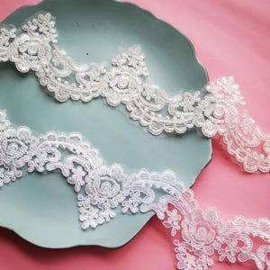 Sample Bridal Lace - Sequin Lace, Elegant Lace Fabric for Weddings ...