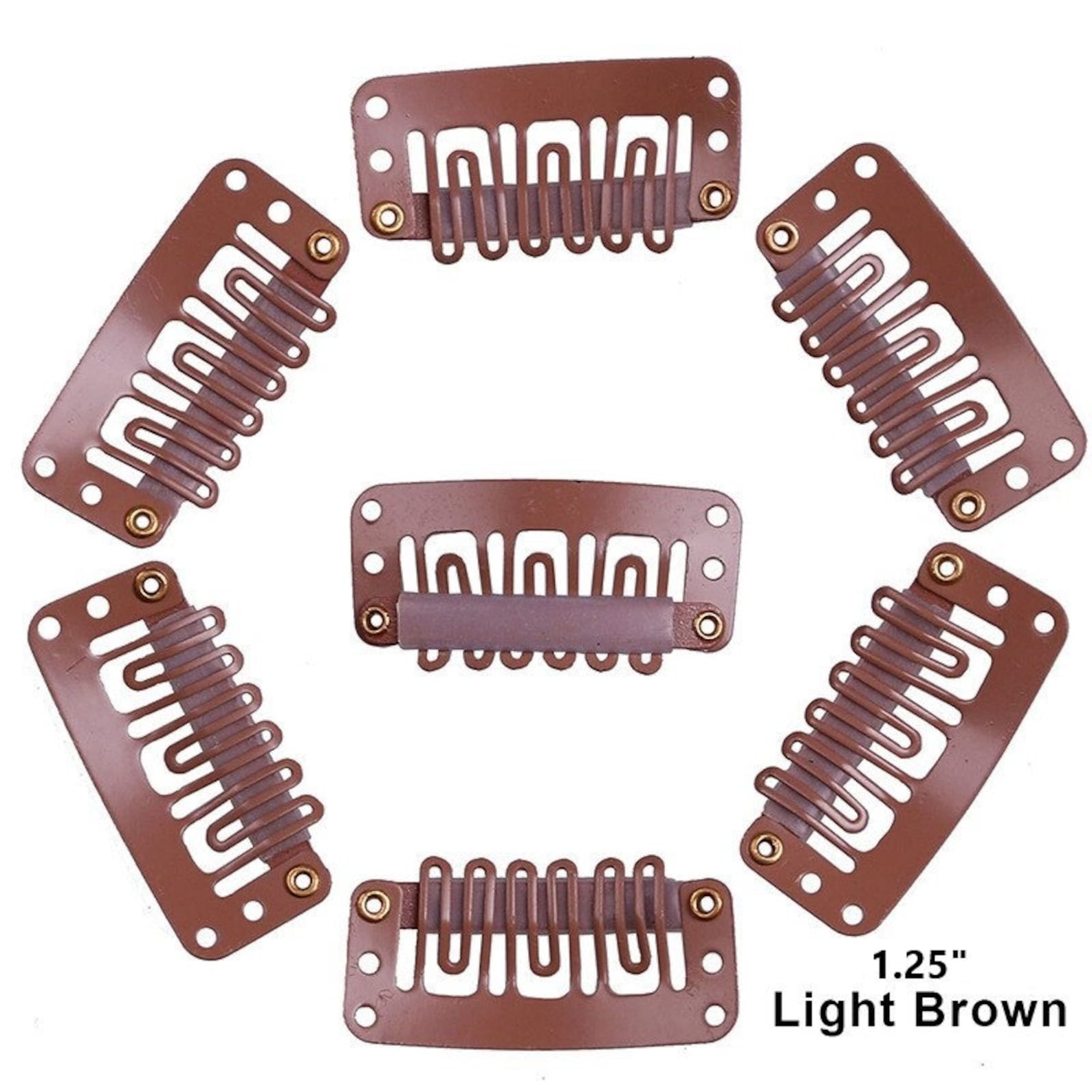 10 or 25 Count Black Wig Clips for Wigs, Toupees, Hairpieces ...