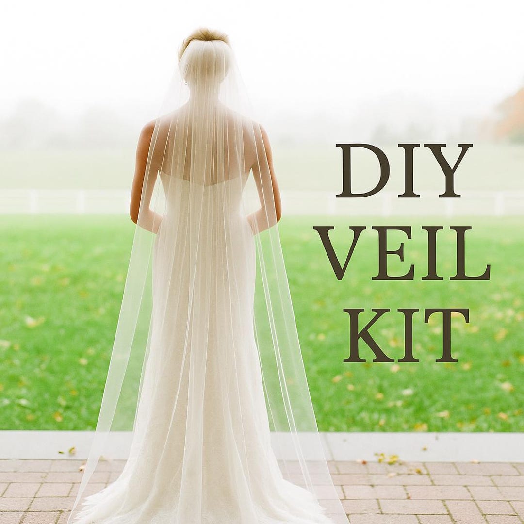 DIY Bridal Veil Kit – Make Your Own Wedding Veil | Includes 108" Wide ...