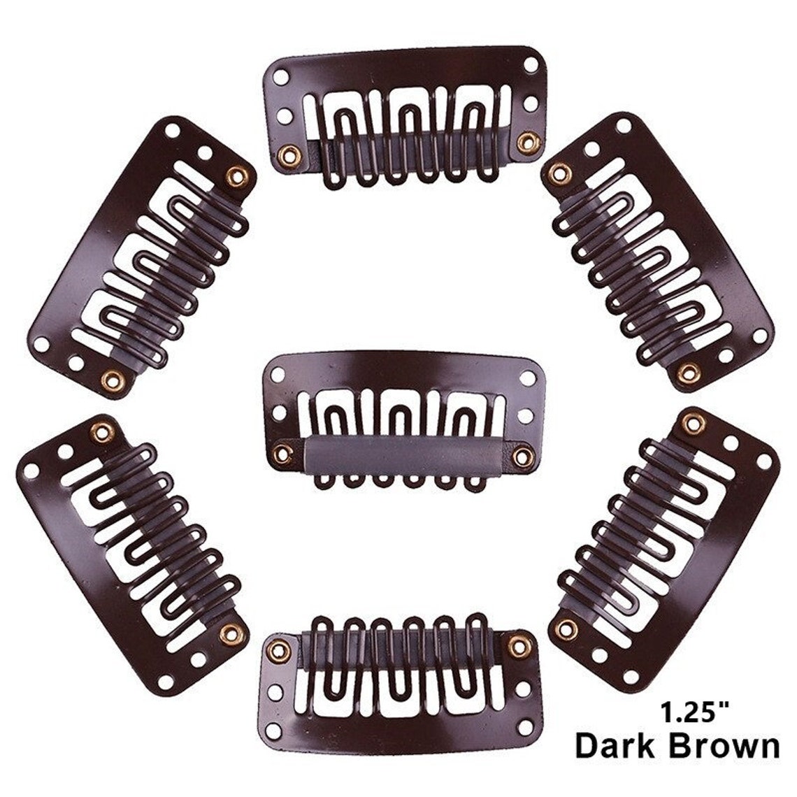 10 or 25 Count Black Wig Clips for Wigs Toupees Hairpieces - Etsy