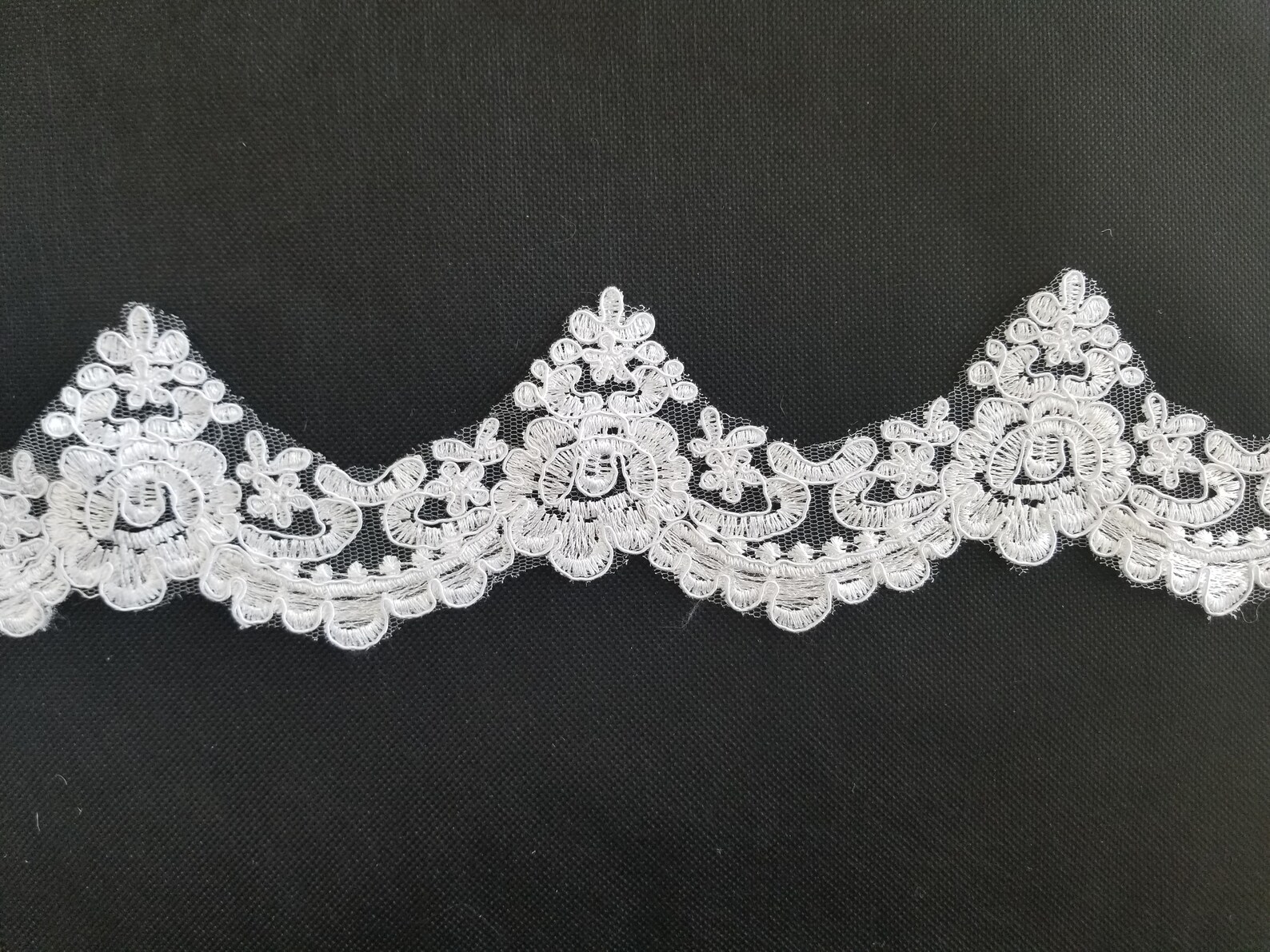 Light Ivory or White Lace Trim Bridal Lace Alencon Lace - Etsy