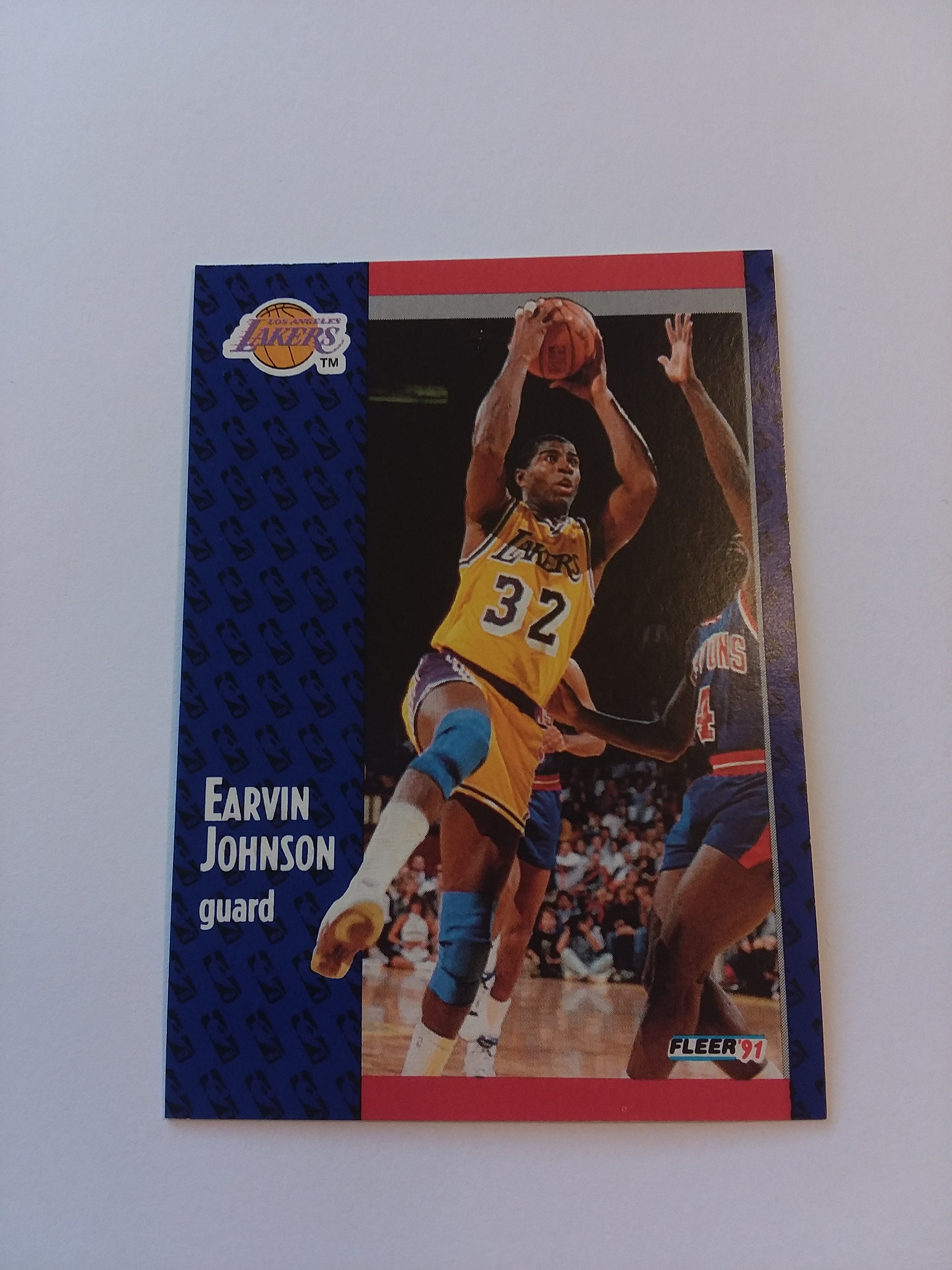 1991 Fleer Earvin magic Johnson 100 Card in Outstanding Condition. see ...