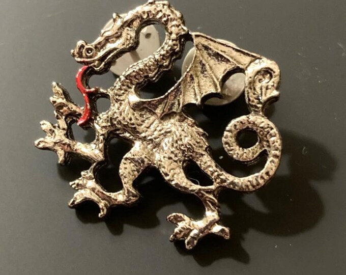 Dragon Lapel Pin. Just Over 1" in Width and Height. the Dragon ...