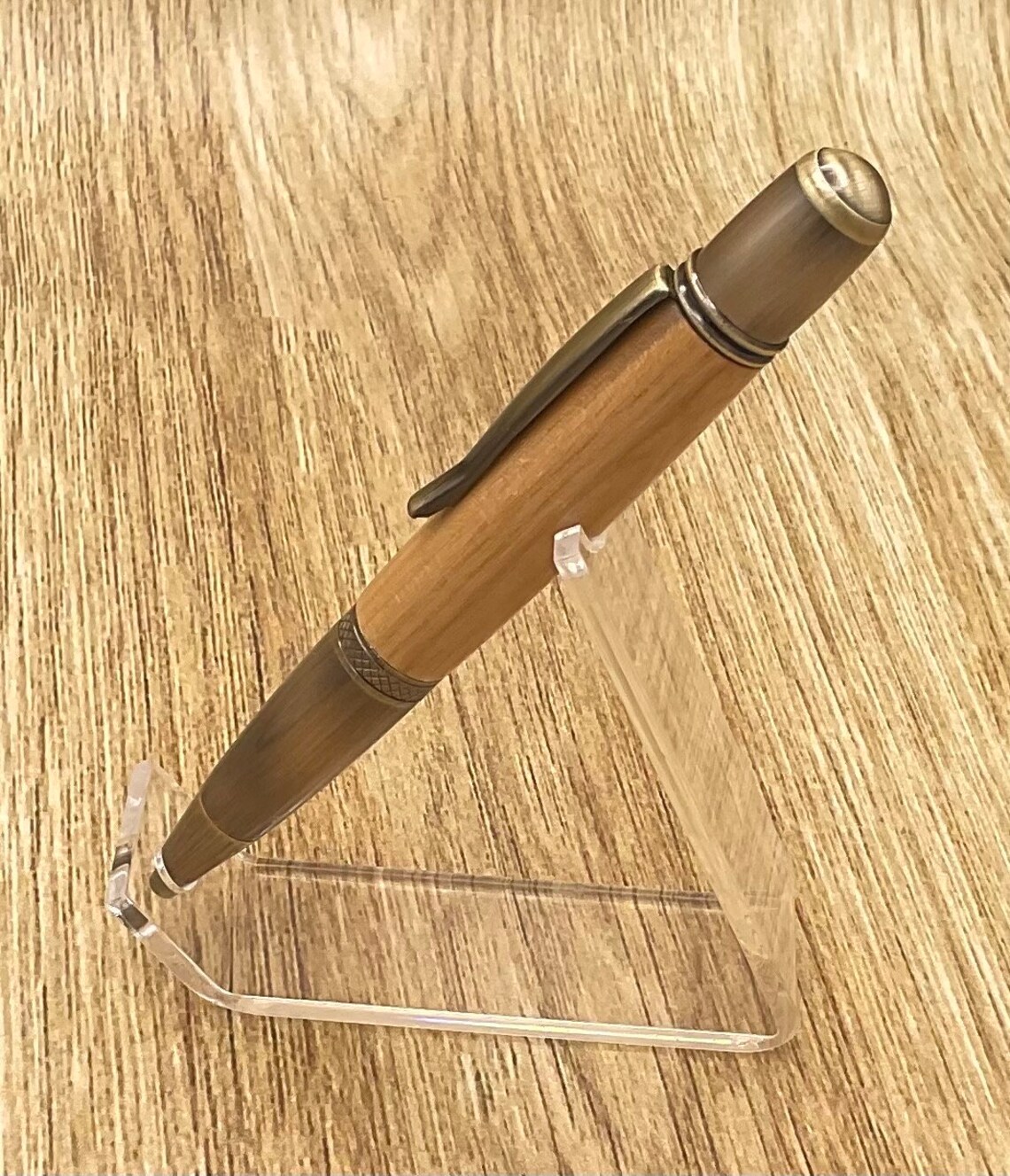 Wrigley Field Antique Brass Pen made With Wood From a Authentic Wrigley ...