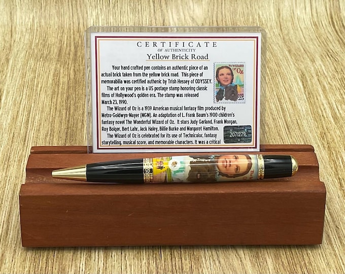 Yellow Brick Road Pen made With a Piece of a Brick From the Yellow ...