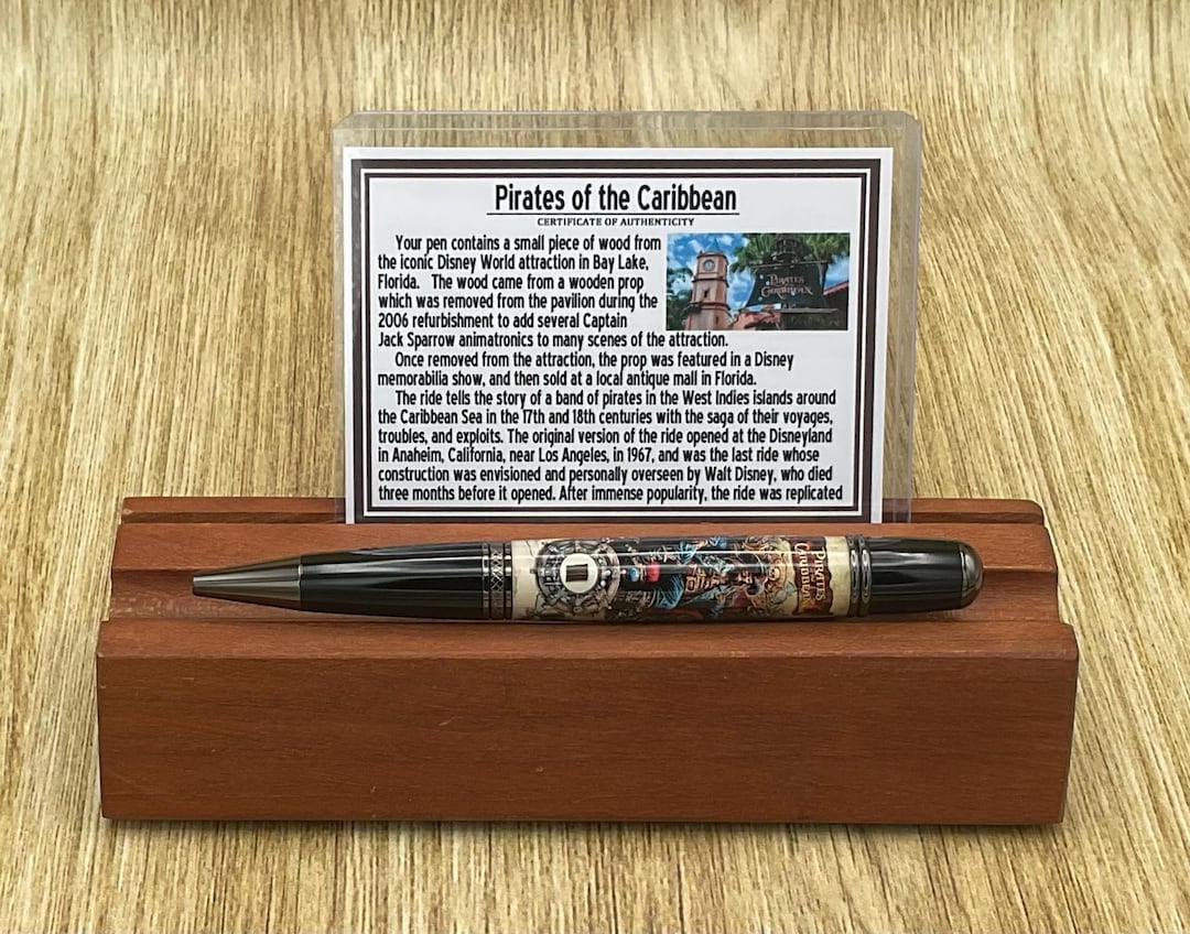 Pirates of the Caribbean Collector’s Pen (made With Piece of Wood From ...