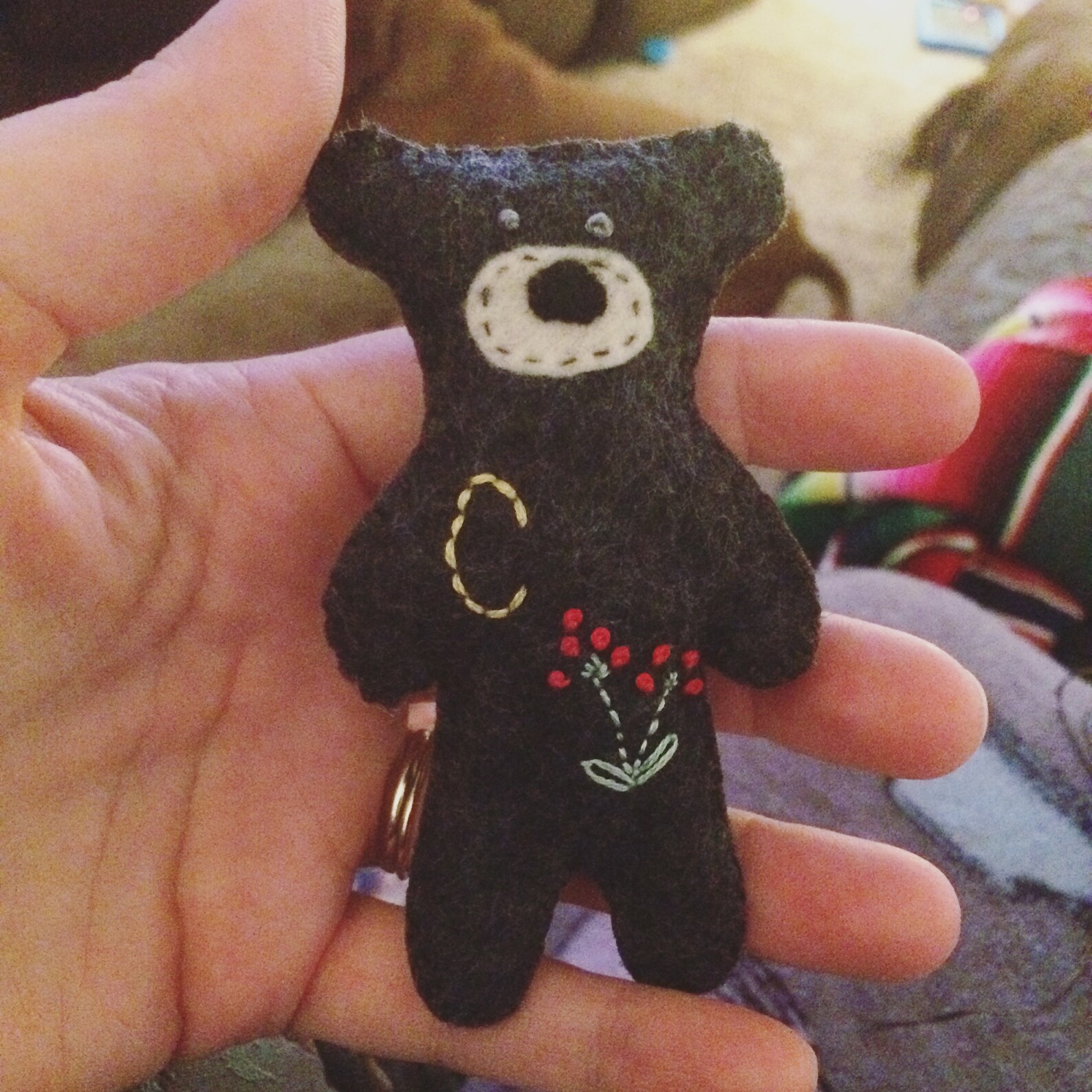 Pocket Bear - Felt Stuffed Animal - Etsy