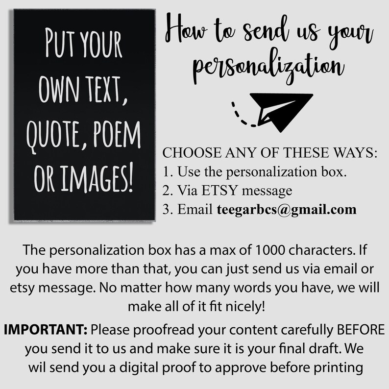 Custom Letter Canvas Print Personalized Living Room Decor | Etsy