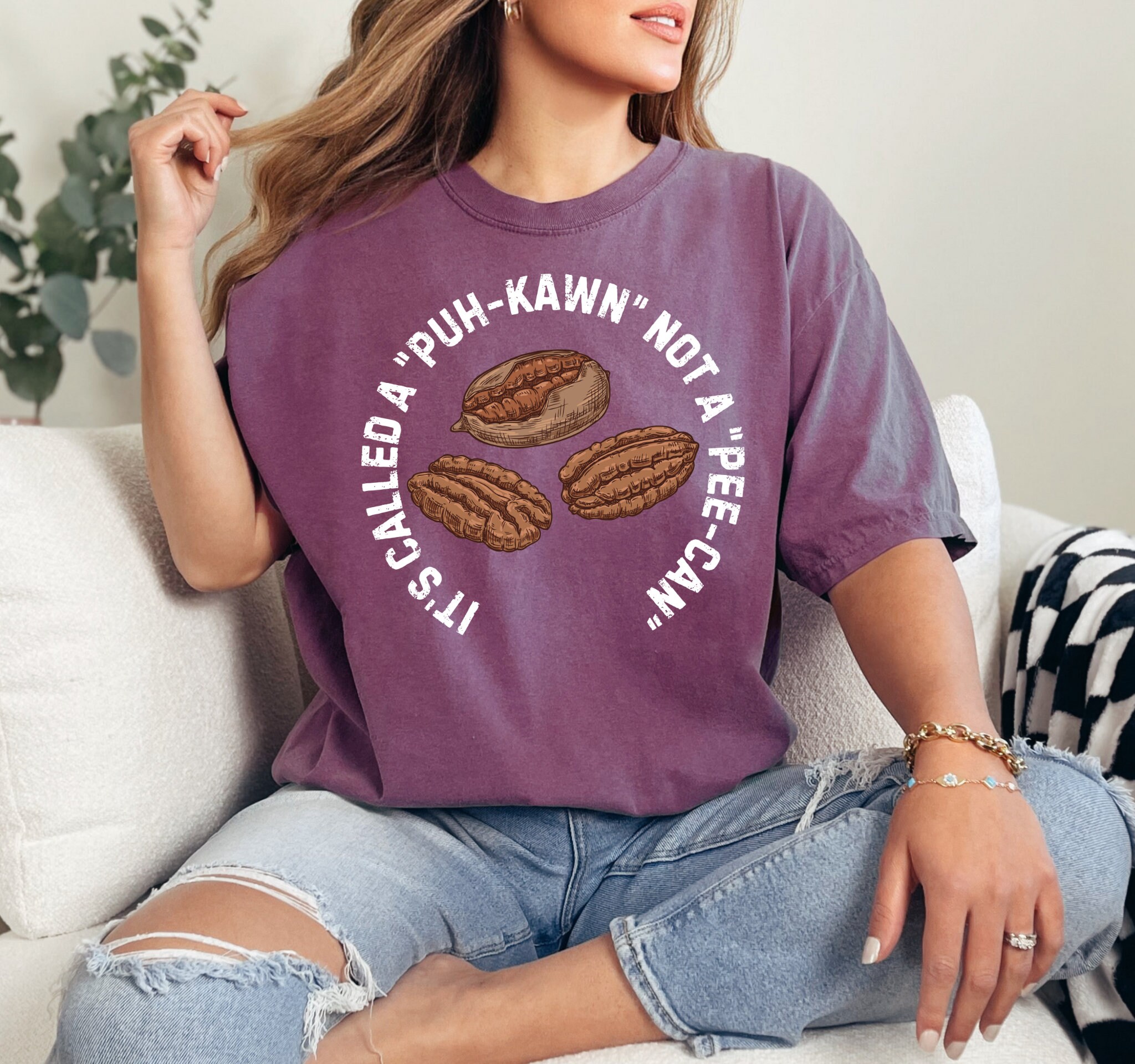 Puh-kawn Not Pee-can Shirt: Sarcastic Pecan Pun T-shirt - Etsy