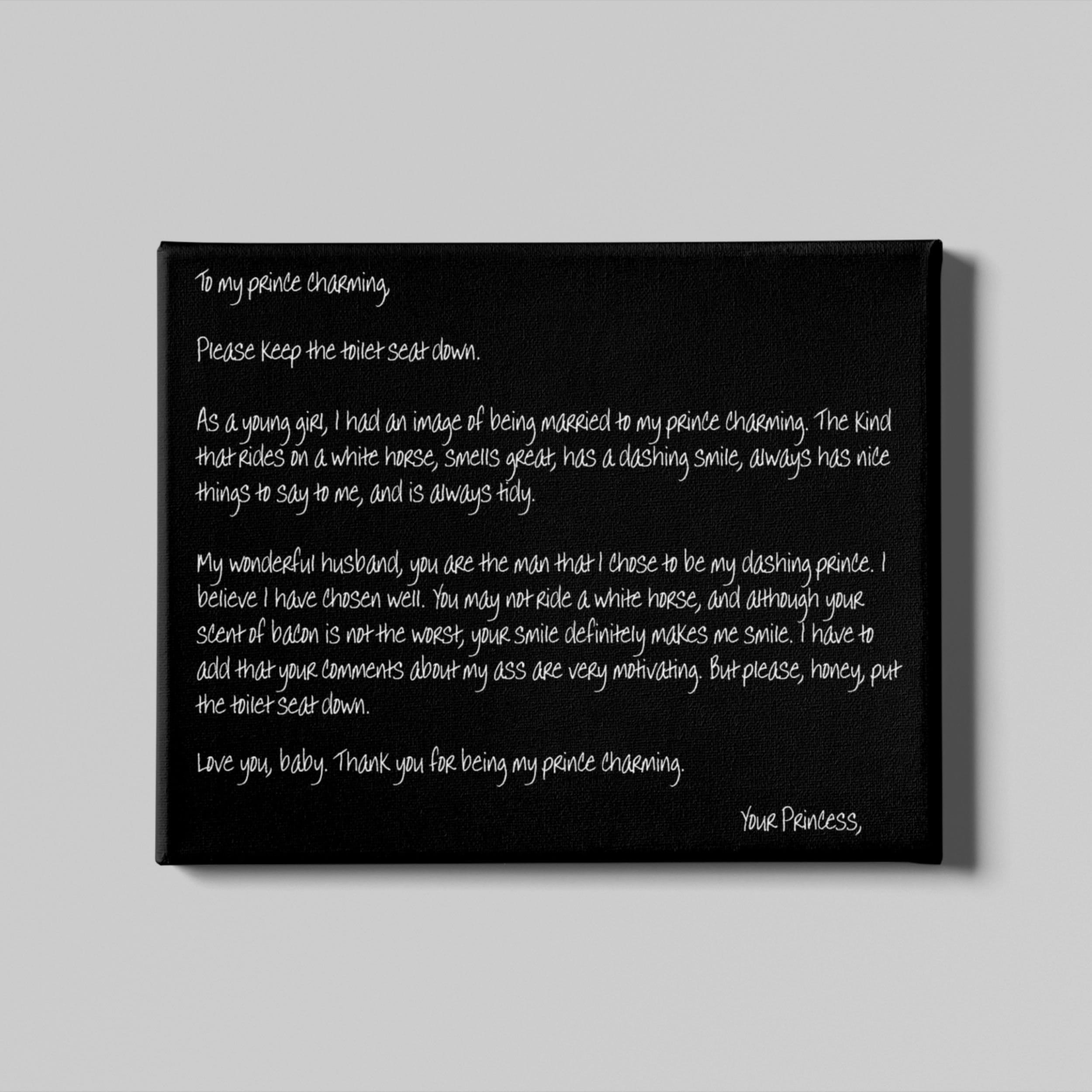 Custom Letter Canvas Print Personalized Living Room Decor | Etsy