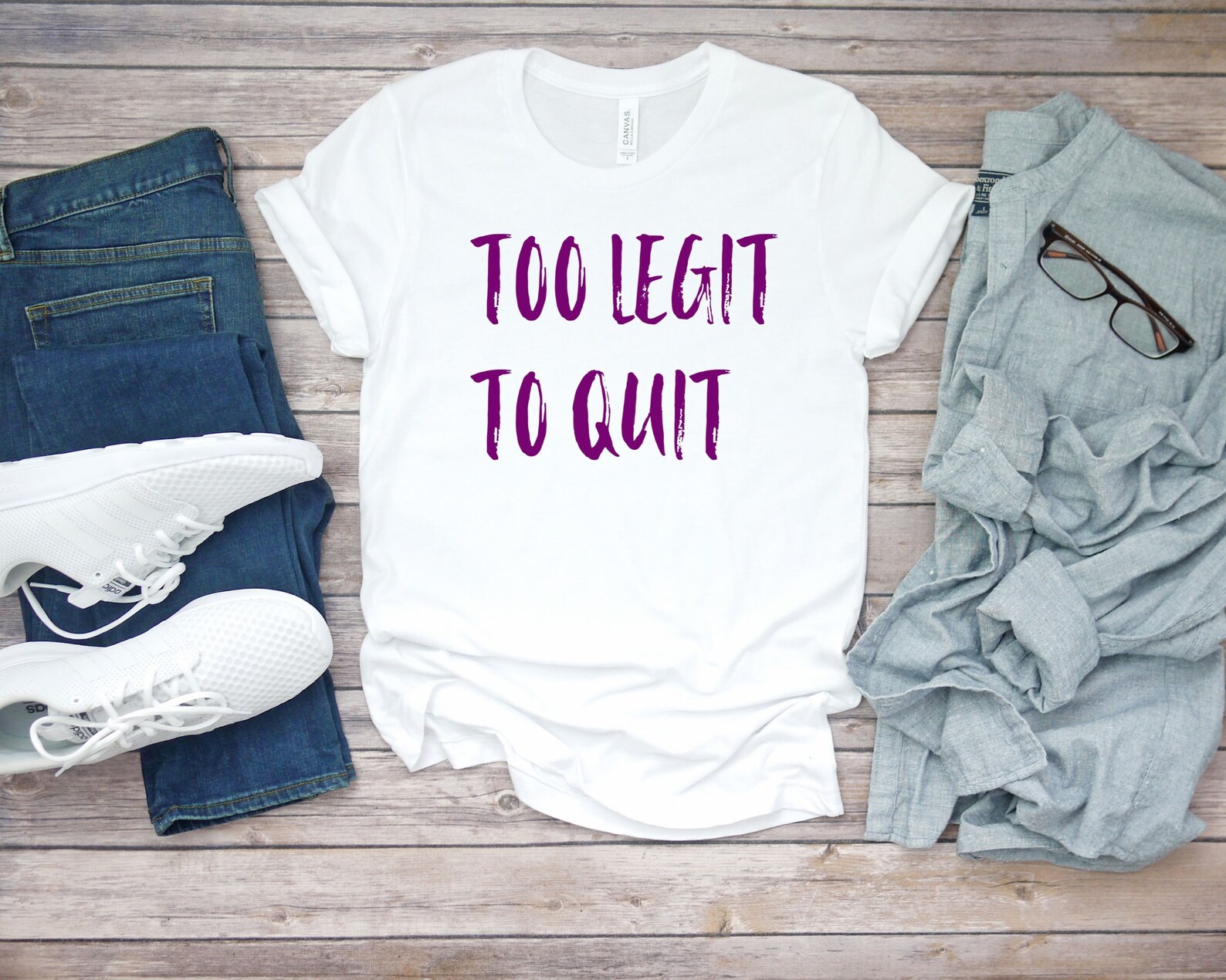 Too Legit to Quit Exercise Clothing Marathon Shirt Workout - Etsy