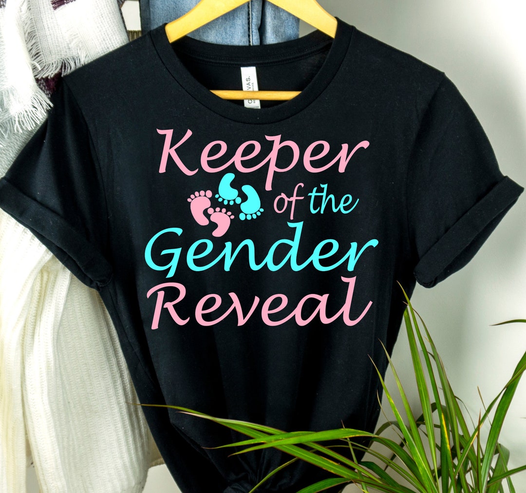Keeper of the Gender Reveal Shirt, Gender Reveal Party Shirt, Gender ...