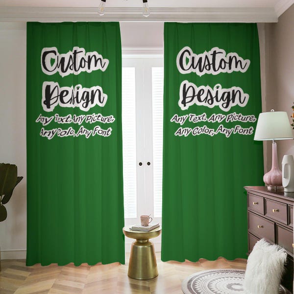 Custom Curtains - Etsy