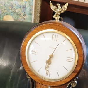 Vintage United Electric Banjo Clock With Brass Eagle. Working! - Etsy