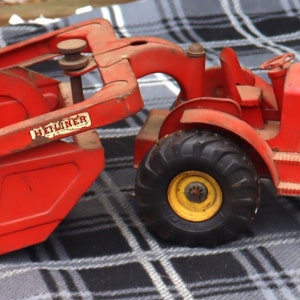 1950s Doepke Model Toys Heilner Tractor Earthmover Grader Scraper ...