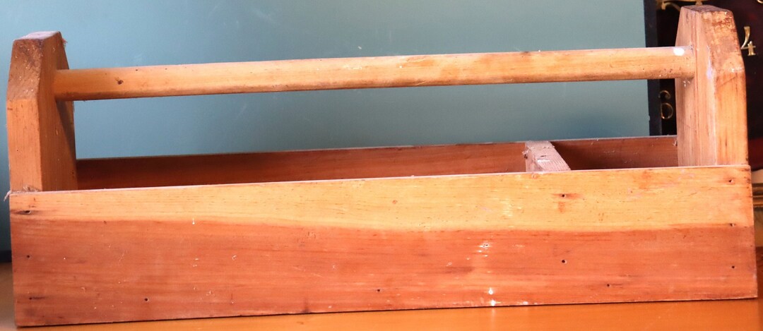 Vintage Hand Made Tool Box - Etsy