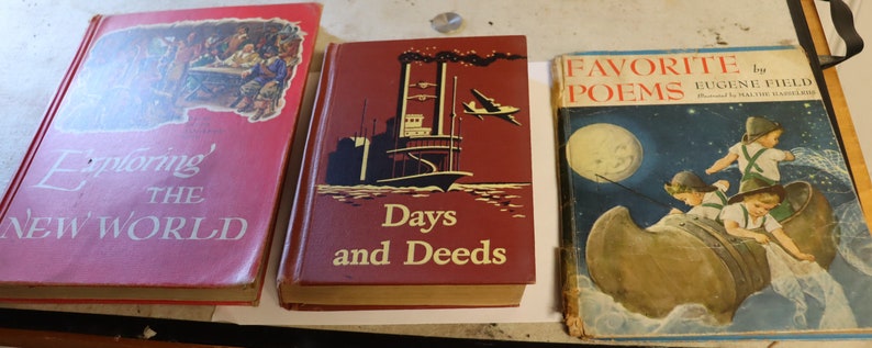 Vintage School Books From the 1940's and 50's - Etsy