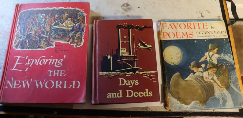 Vintage School Books From the 1940's and 50's - Etsy