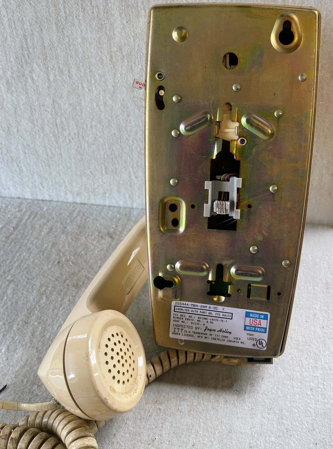 Vintage ITT Wall Phone Push Button. 1995 Untested - Etsy