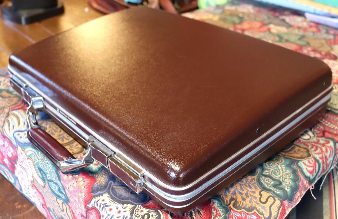 Vintage American Tourister Briefcase With Keys Looks Unused - Etsy