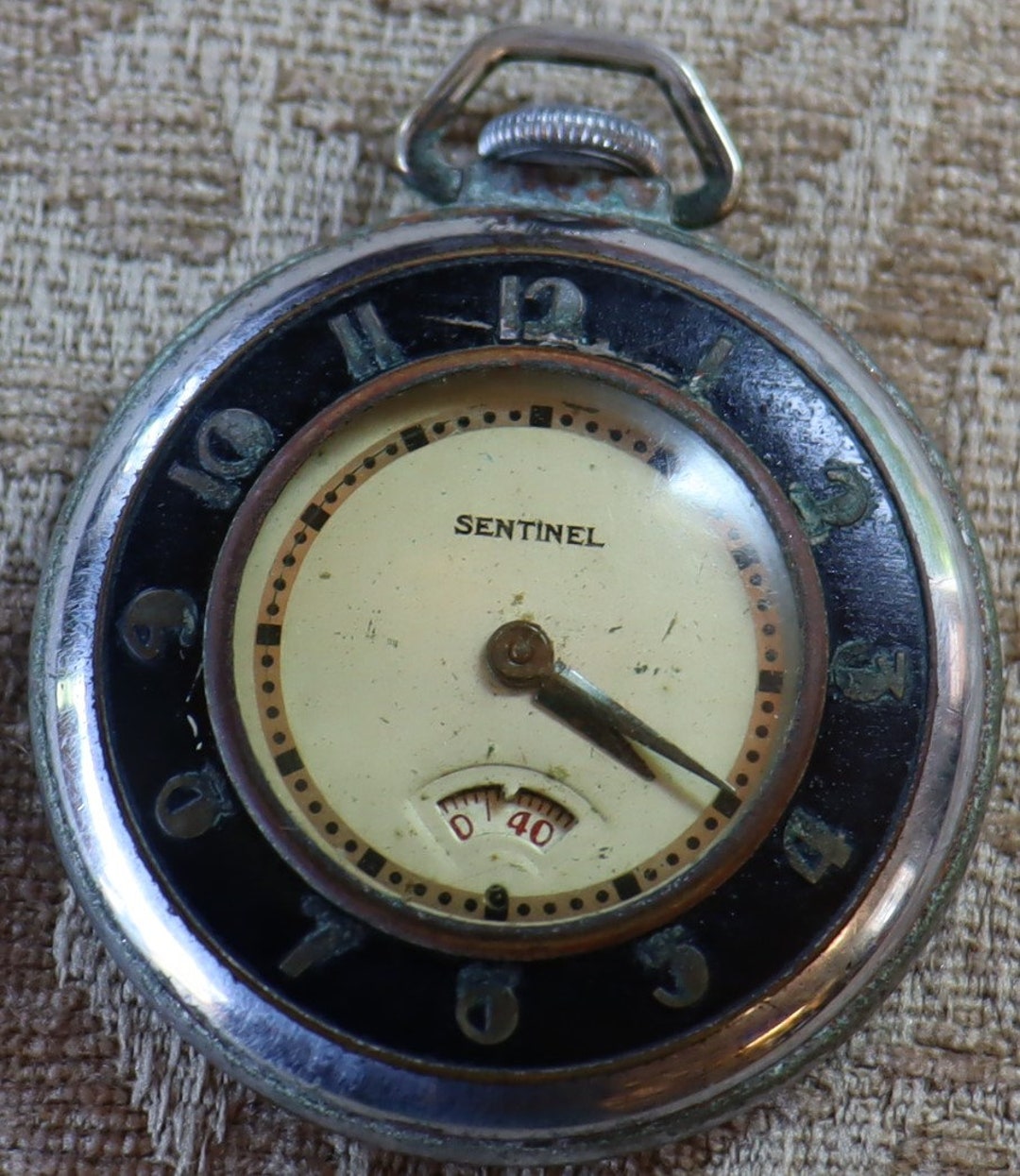 Vintage Ingraham Sentinel With Secometer Mechanical Pocket Watch Not ...