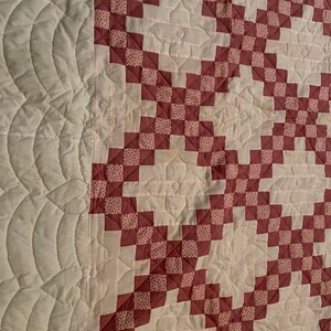 Vintage Quilt 94 by 108 Handmade - Etsy