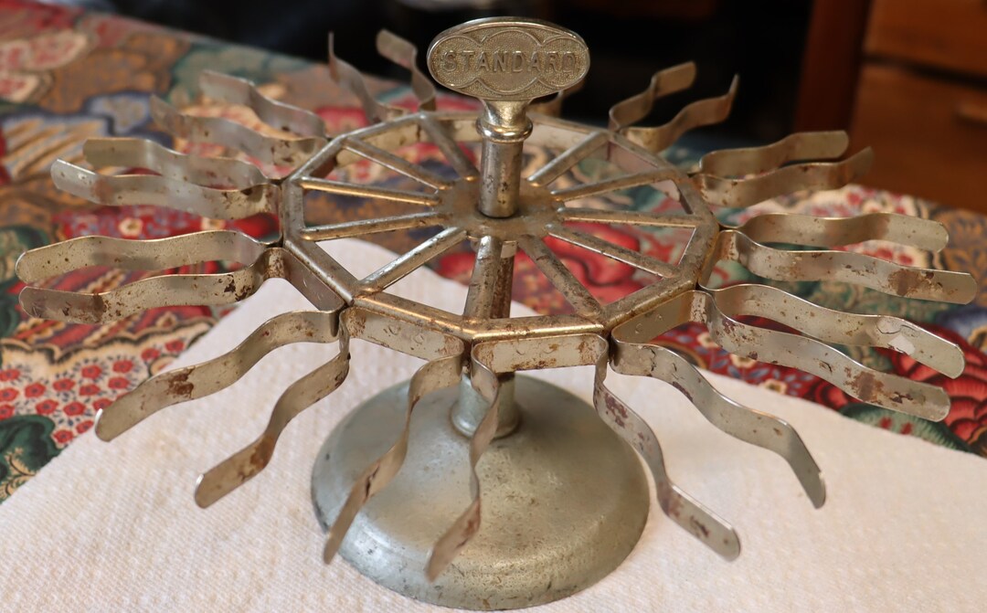 Vintage Standard Rotating Ink Stamp Holder - Etsy