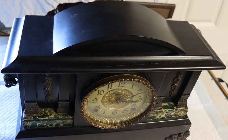 Vintage the E Ingraham Co Mantle Clock 1800's - Etsy