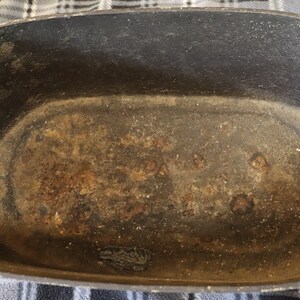 Vintage IAS Cast Iron Pot - Isaac A. Sheppard & Co. - 24x11x8 Inches - Etsy