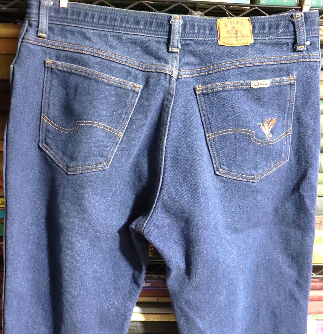 Vintage Chaps Jeans: Duck Unlimited, Elastic Waist, Made in USA - Etsy