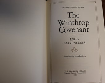 The Winthrop Covenant by Louis Auchincloss 1976 Franklin Library Full ...